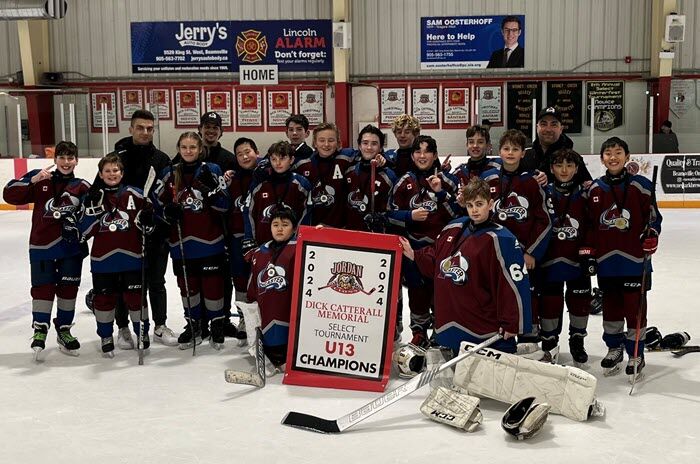 News > U13 Select win a second Gold in Jordan (Ancaster Minor Hockey)